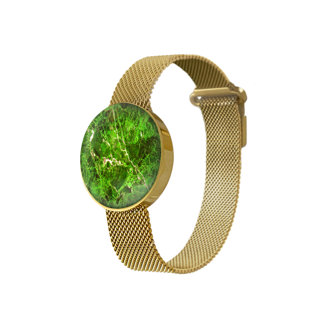 14k Gold Mesh Magnetic Augmented Reality Bracelet – Gem Joy